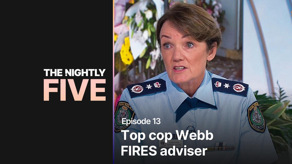 THE NIGHTLY FIVE: Top cop Karen Webb SACKS media adviser, wedding bus ...