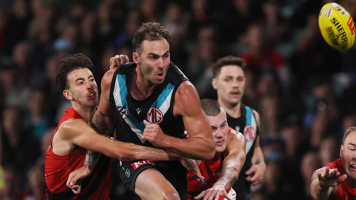 Jeremy Finlayson: Port Adelaide star suspended for three weeks ...