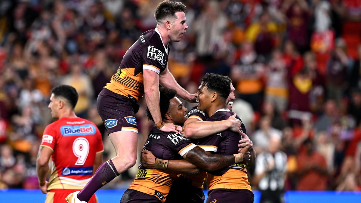 Brisbane Broncos big guns led by Reece Walsh rock Dolphins as Tabuai-Fidow injured | The Nightly