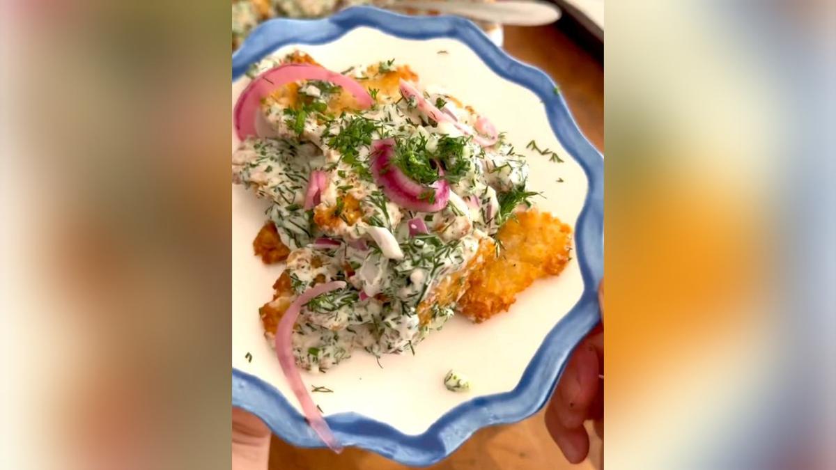 Liz Miu’s crispy smashed potato gem salad recipe | The Nightly