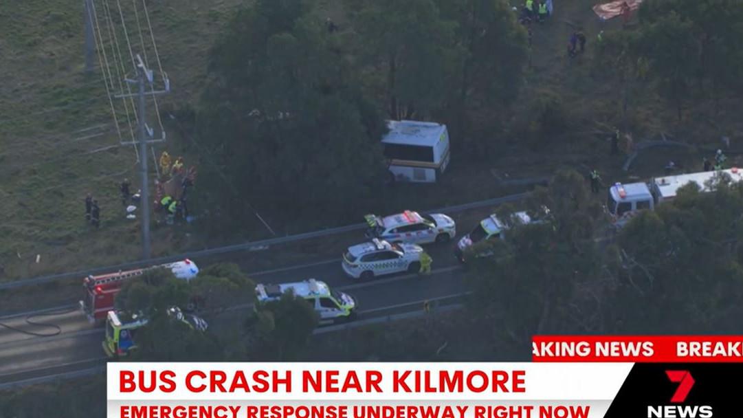 Kilmore crash: Bus driver dies, Assumption College students injured in ...
