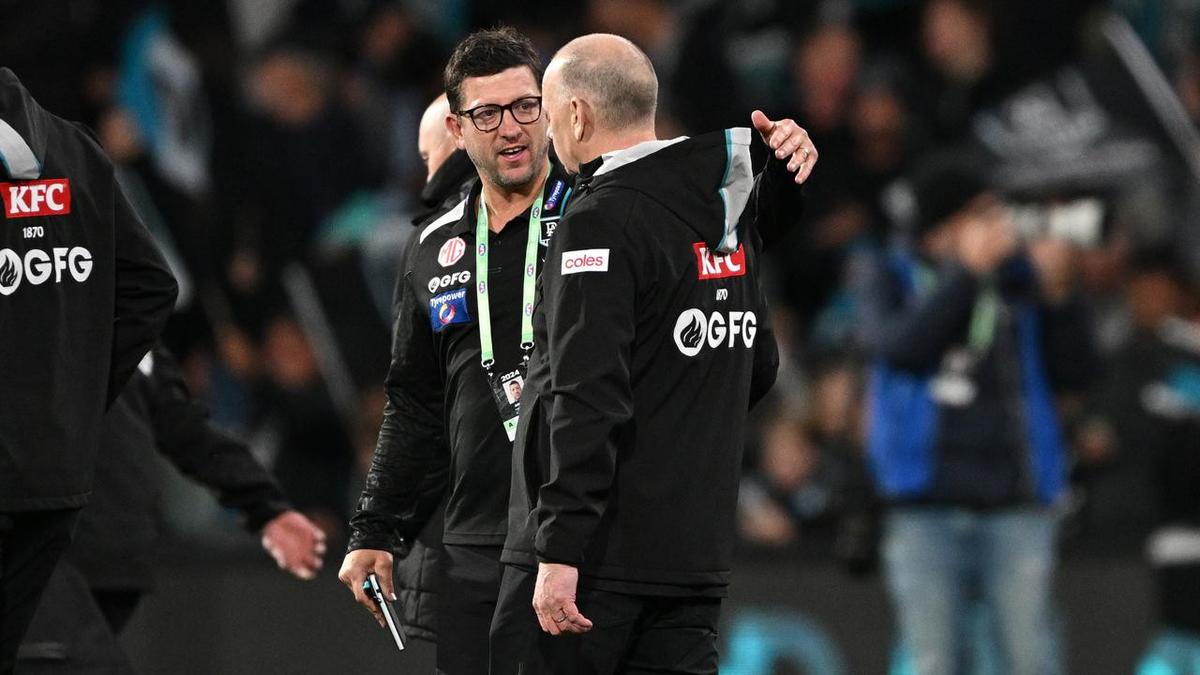 Ken Hinkley backed to power on through the boos as Port Adelaide ...