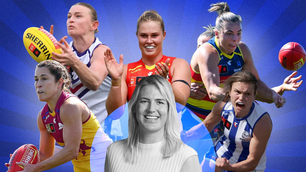 CAITLIN BASSETT: Top 5 AFLW stars, Ebony Marinoff, Ally Anderson, Ash ...
