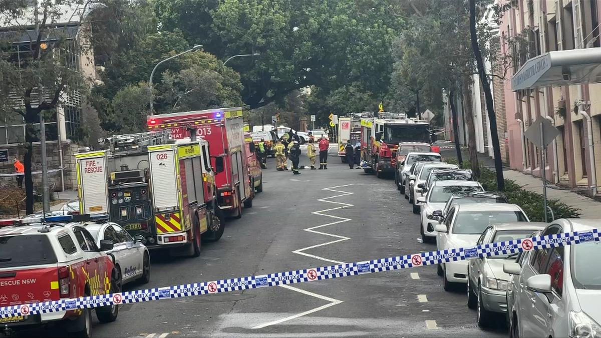University of Sydney hazmat emergency: Three people rushed to hospital ...