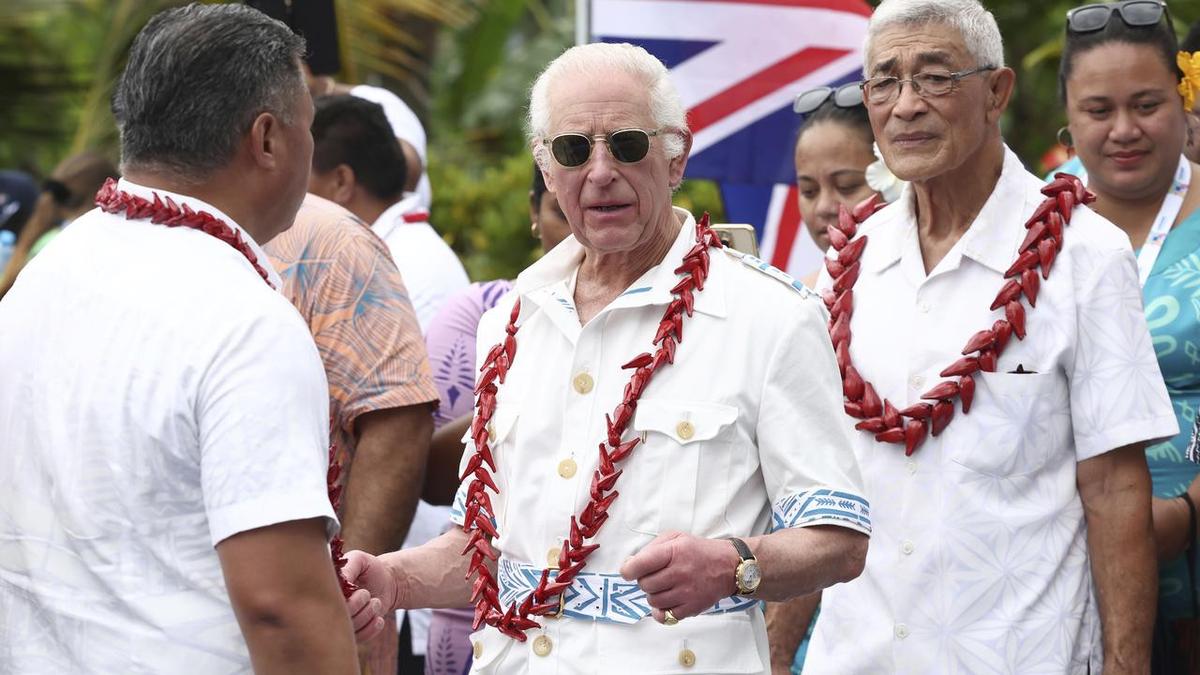 King Charles III becomes Samoan 'high chief' and celebrates with a bowl ...