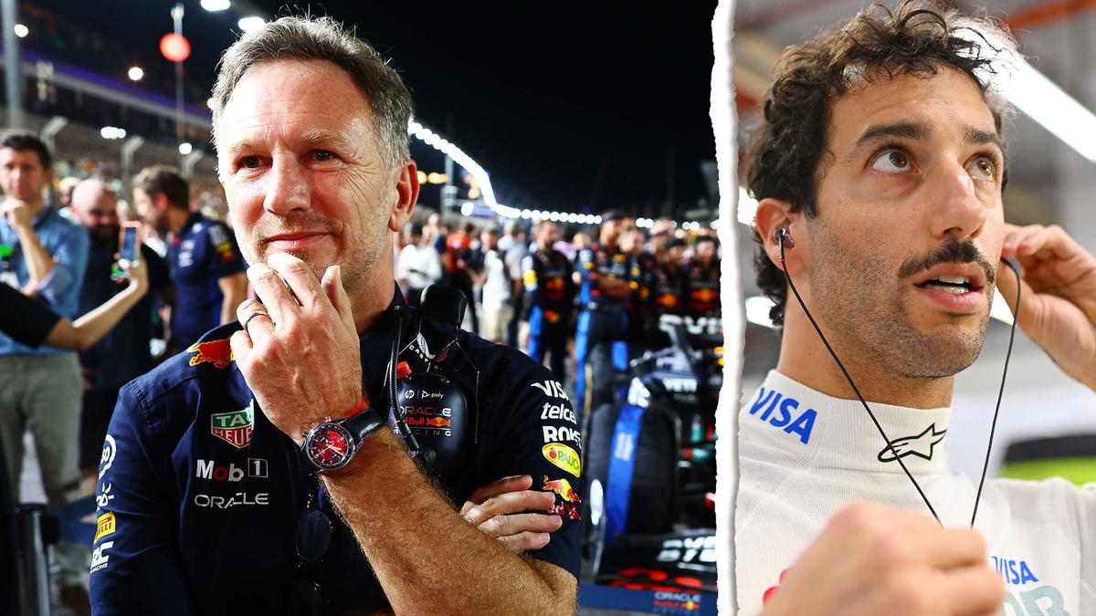 Daniel Ricciardo: Christian Horner and Williams’ James Vowles in ...