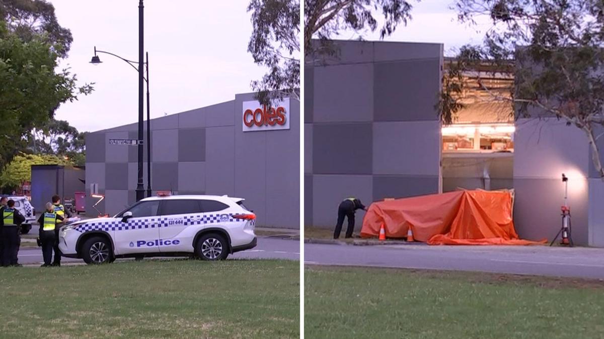Pakenham crash: Man dies after crashing car into supermarket wall ...