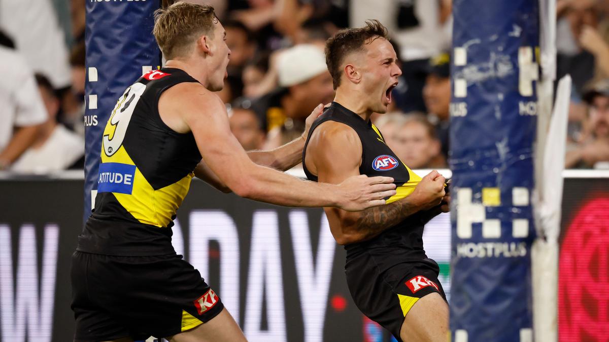 AFL Richmond v Carlton: Sam Lalor stars as Tigers record incredible 82-69 win over stunned Blues ...