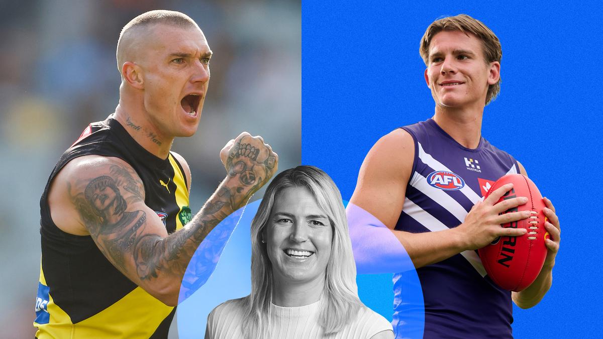 CAITLIN BASSETT: Dustin Martin, Caleb Serong, Travis Head, Laura Geitz ...