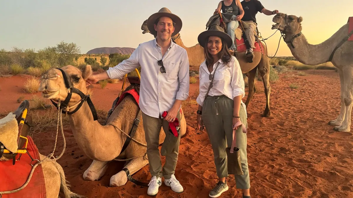 Red sand and camel tracks: Charlie Albone’s journey through the heart ...