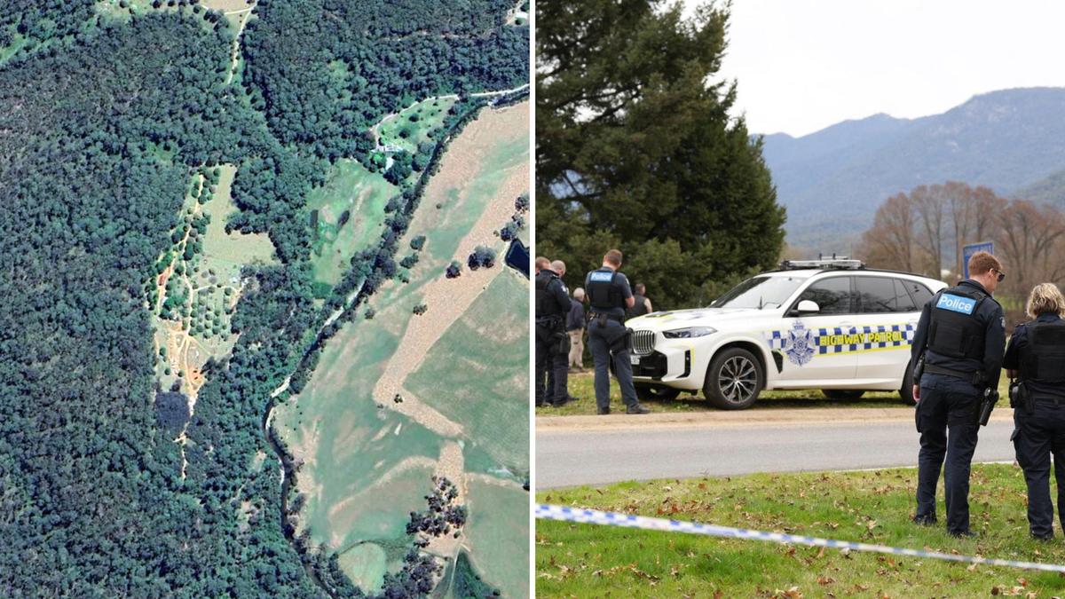 Porepunkah: Manhunt after two police officers killed in rural Victoria ...