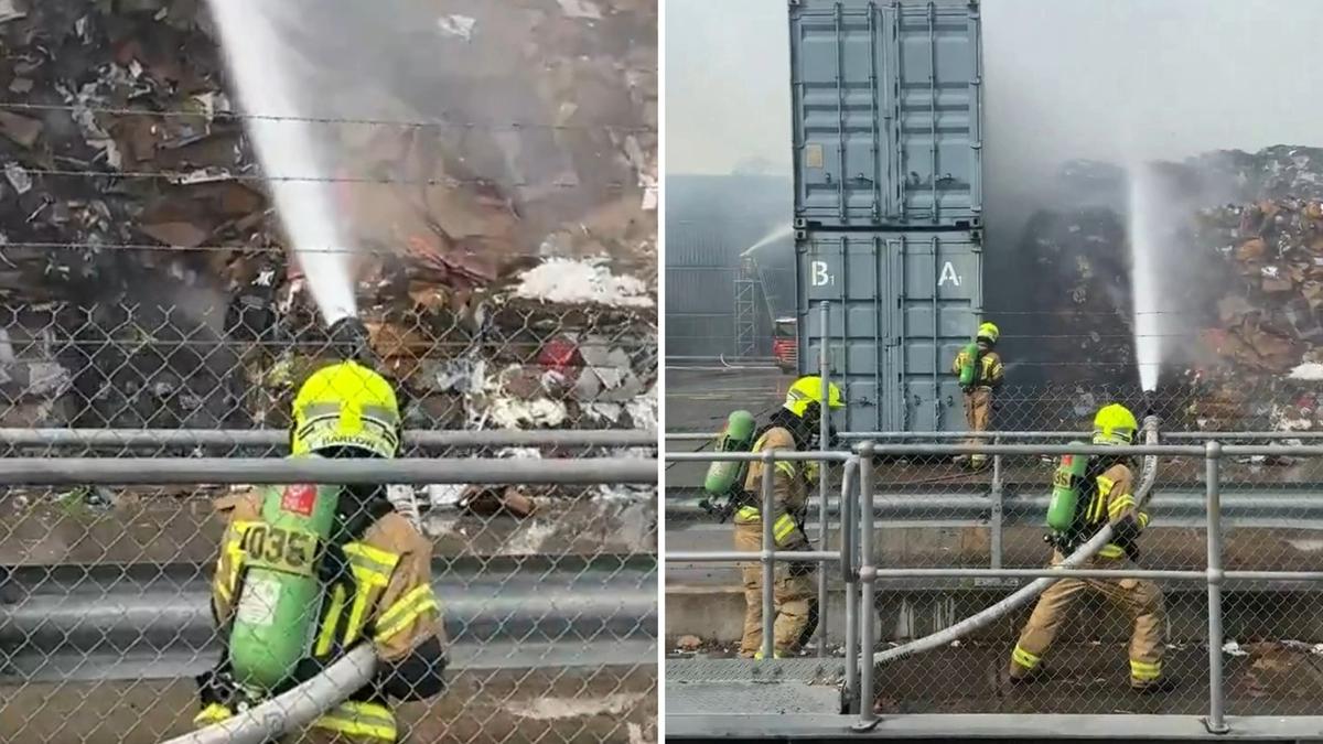 Sydney paper factory fire: Matraville storage facility erupts in flames ...