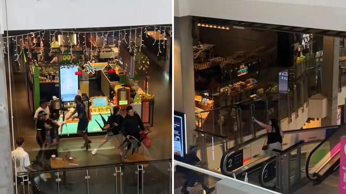 Three teens charged over alleged brawl at Broadway Shopping Centre ...