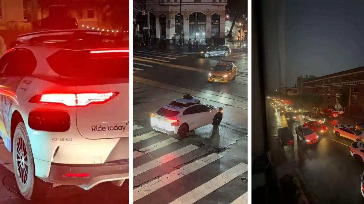 Waymo fail: Driverless cars in San Francisco get stuck as major power ...
