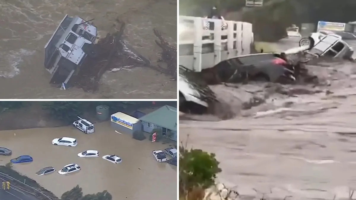 Great Ocean Road: Record rainfall triggers flash flooding, evacuations ...